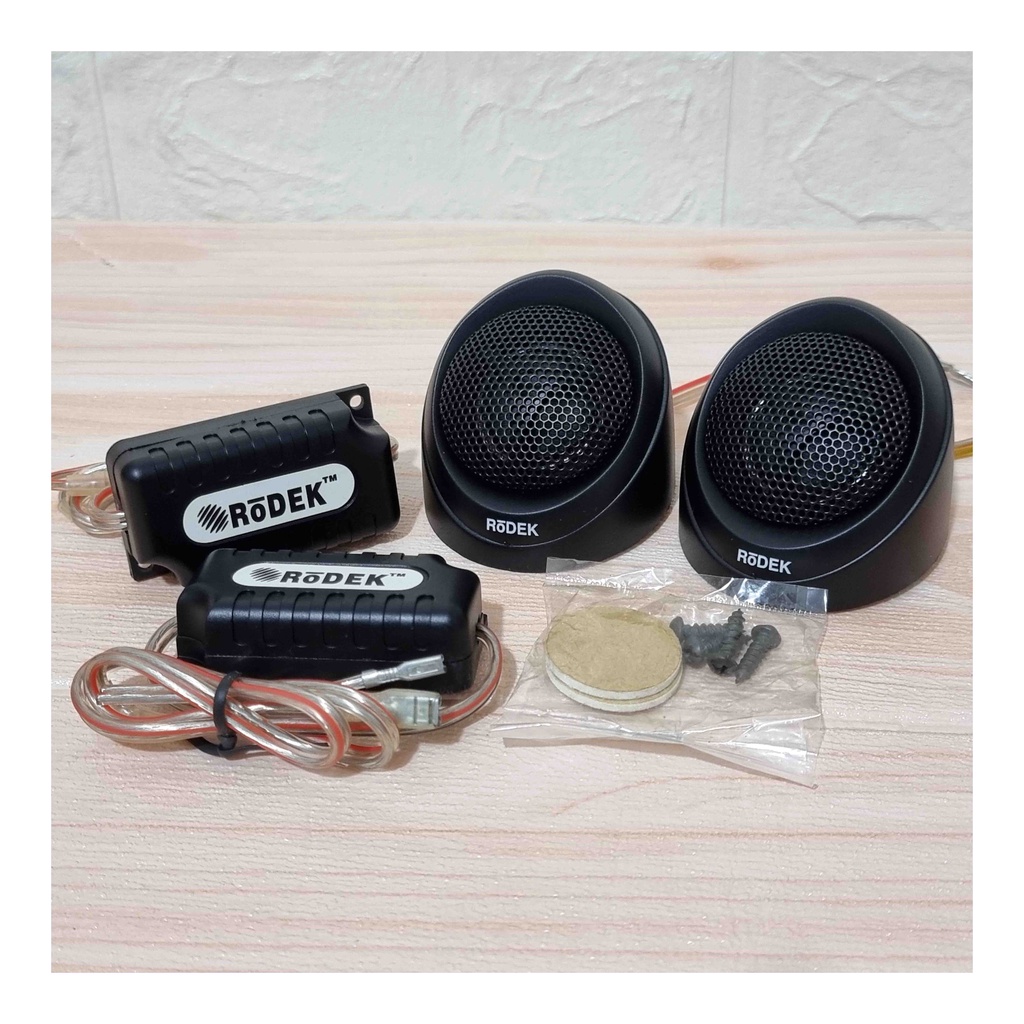Jual Rodek RT-25 Soft Dome Tweeter plus Mini Crossover SET | Shopee ...