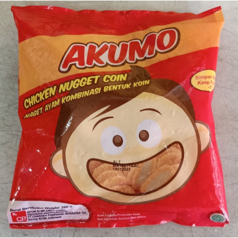 Jual Akumo chicken nuget bentuk coin 200gr | Shopee Indonesia