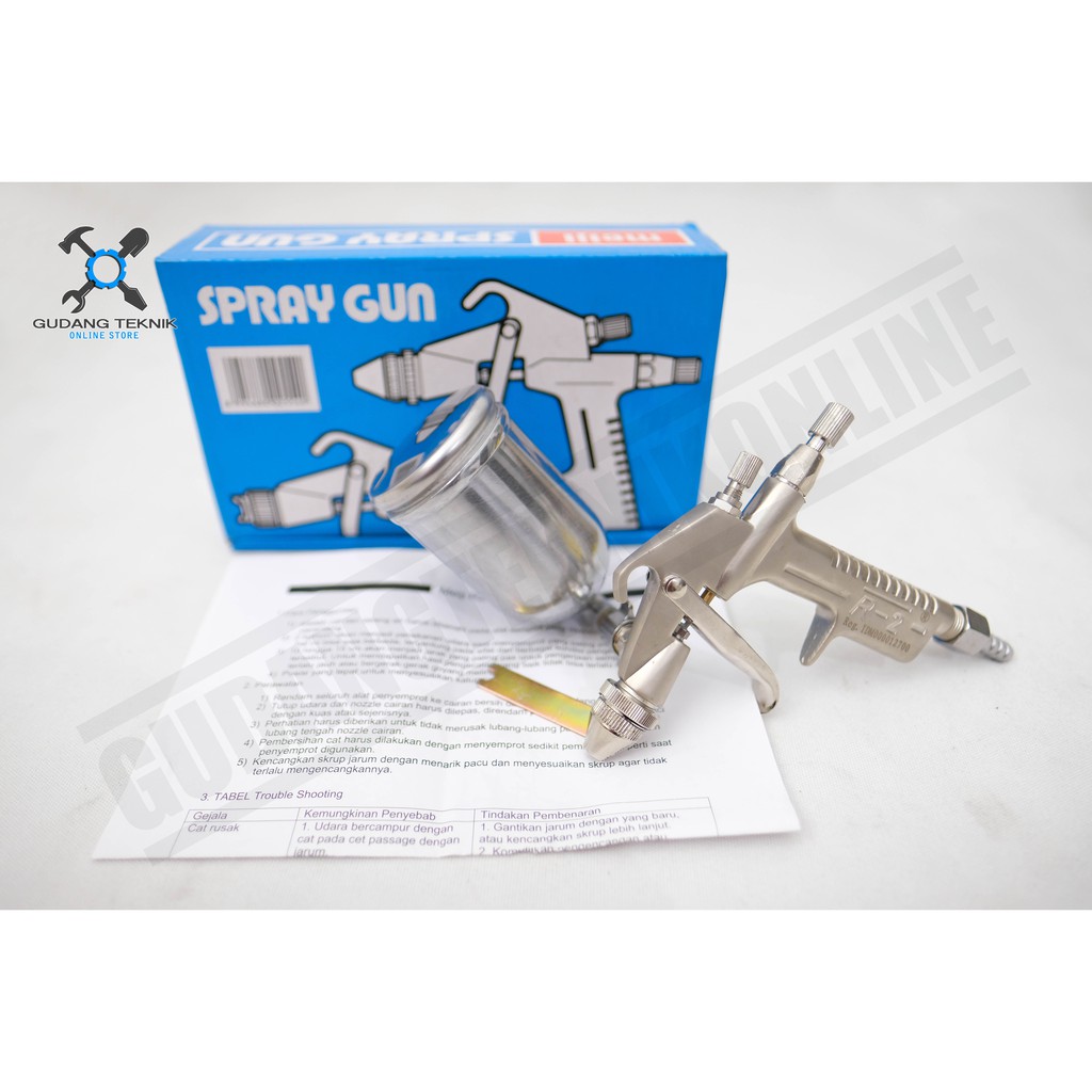 Jual Spray Gun Tabung Atas 200cc MEIJI R2 / Alat Semprotan Spraygun Cat ...