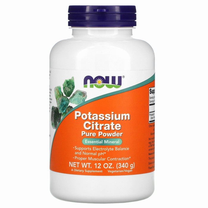 Jual (READY STOCK) Now Foods - Potassium Citrate Pure Powder, 12 oz ...