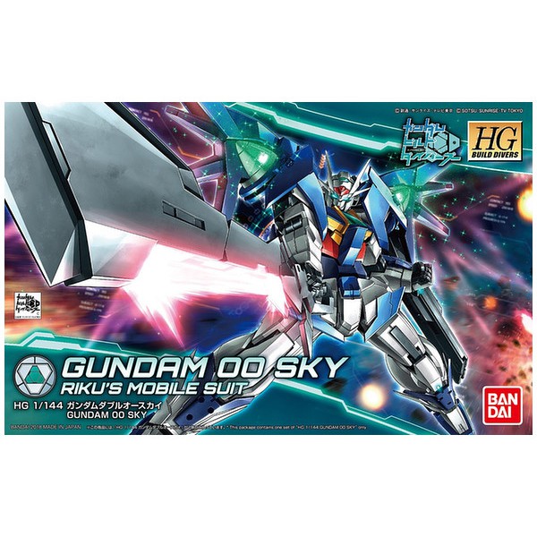 Jual HG 1/144 HGBD Gundam 00 OO SKY Riku Riku's Mobile Suit Build Diver Divers BANDAI | Shopee ...