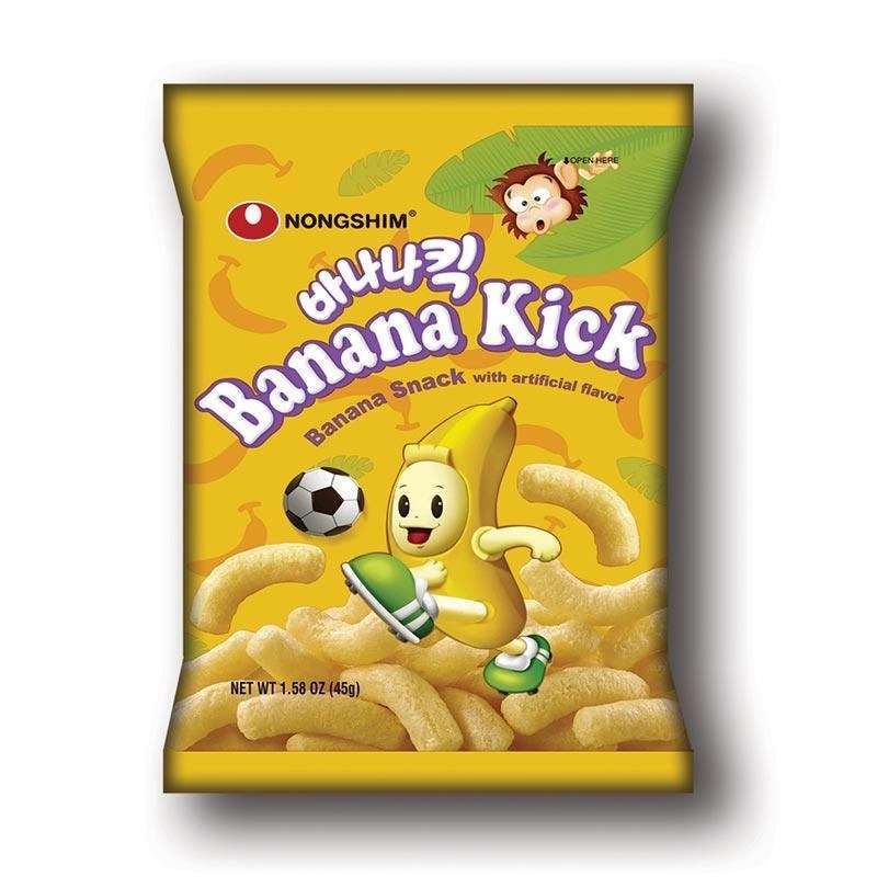 Jual Nongshim Banana Kick |Makanan Ringan Rasa Pisang |45g | Shopee ...
