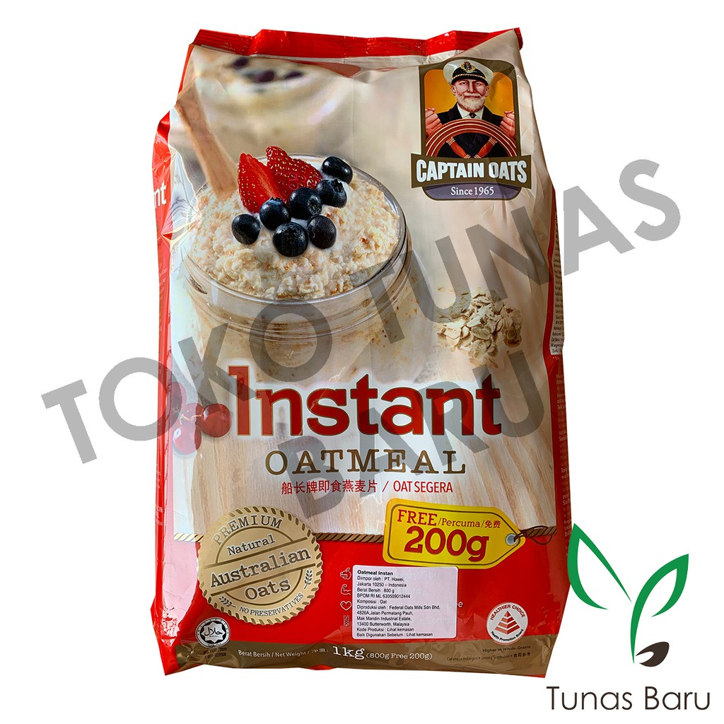 Jual Instant Oatmeal Captain Oats (Oat Instan Australia) | Shopee Indonesia