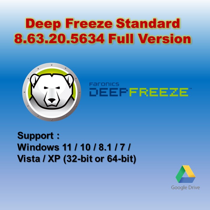 Jual Deep Freeze Standard 8.63.20.5634 Full Version | Shopee Indonesia Jual Deep Freeze Standard 8.63.20.5634 Full Version | Shopee Indonesia