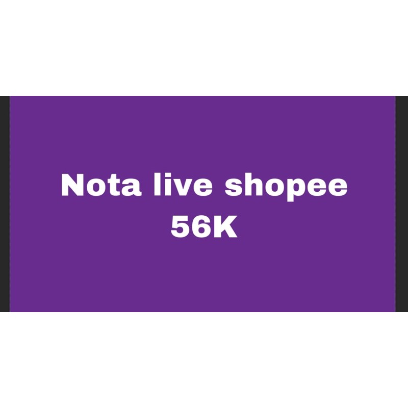 Jual Nota Live Shopee 2KG GANJIL (200rb - 300rb) | Shopee Indonesia