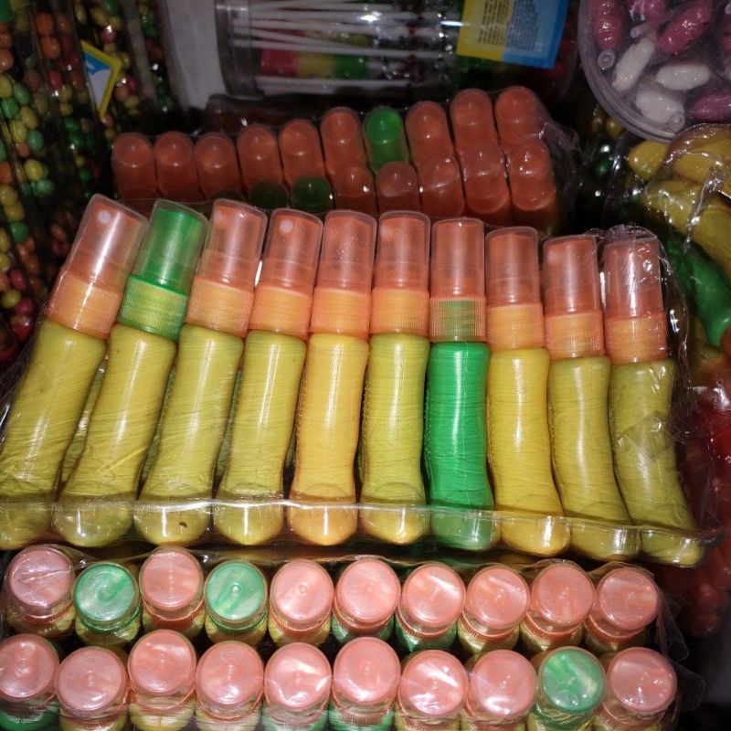 Jual permen semprot aneka rasa permen unik qeqe isi 20 | Shopee Indonesia
