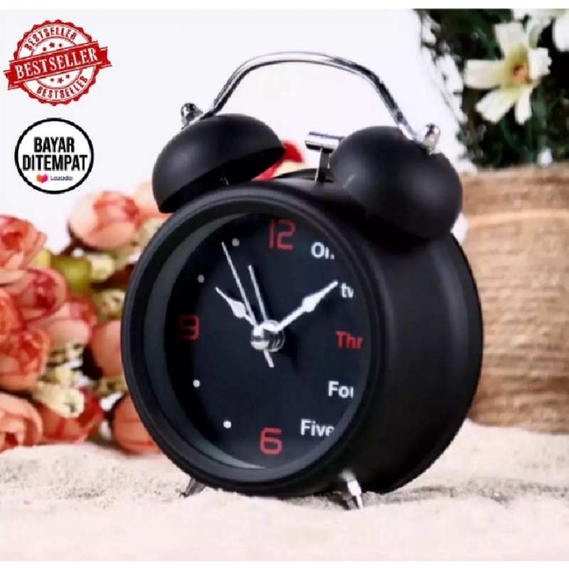 Jual Jam Weker Jam Beker Jam Alarm Vintage Jam Alarm Bunyi Nyaring Jam ...