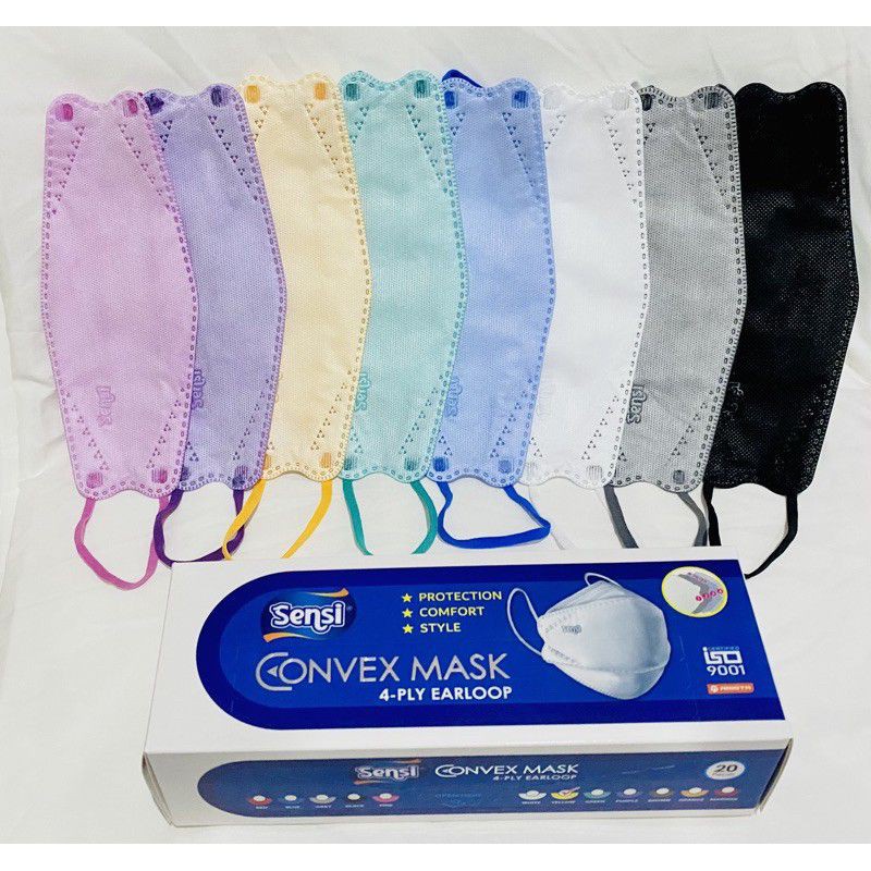 Jual Masker EVO Sensi Convex 4 ply Mask Earloop SATUAN/ECER | Shopee ...