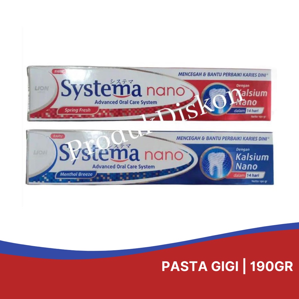 Jual SYSTEMA Nano Toothpaste 190gr - Pasta Gigi (Odol) | Shopee Indonesia