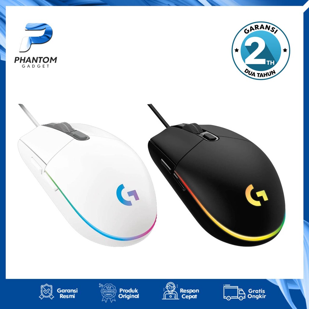 Jual Mouse Gaming Logitech G102 V2 Lightsync RGB - Garansi Resmi 2 Tahun | Shopee Indonesia