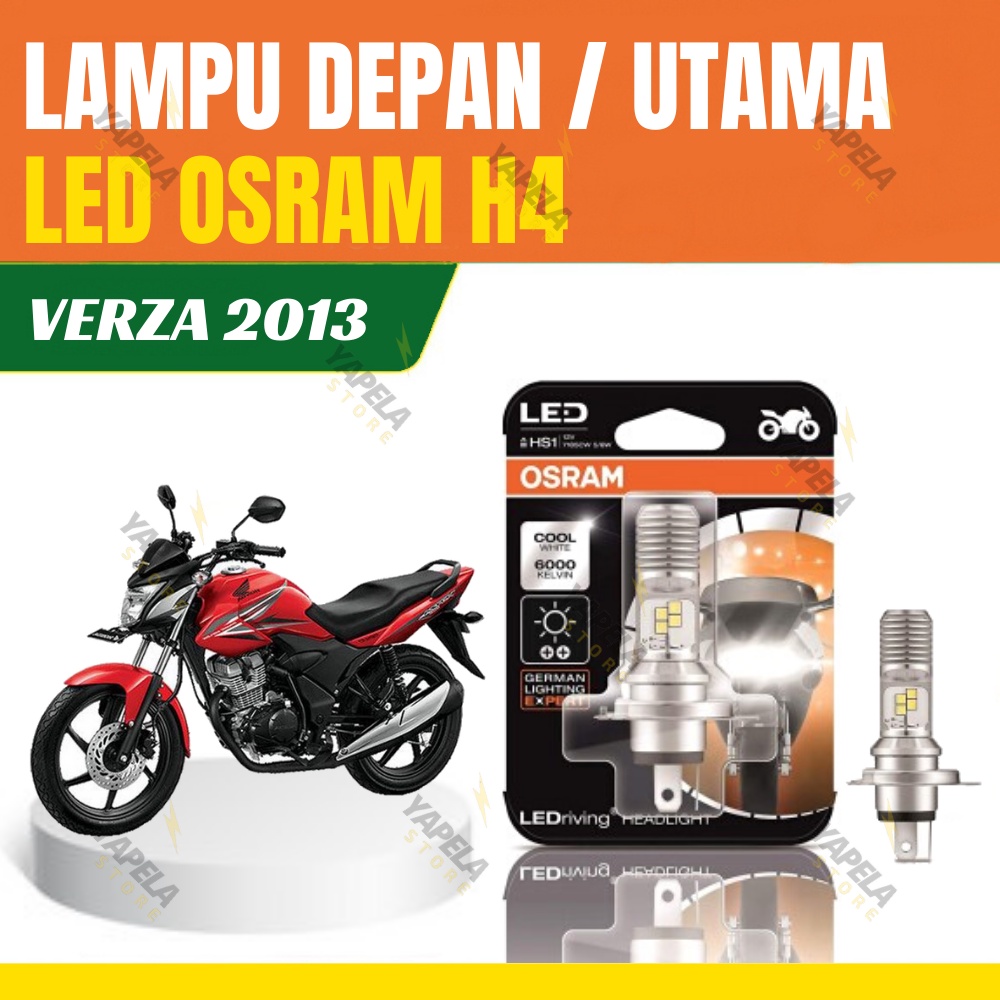 Jual Lampu Depan LED Motor Verza 2013 HS1/H4 OSRAM Original | Shopee Indonesia