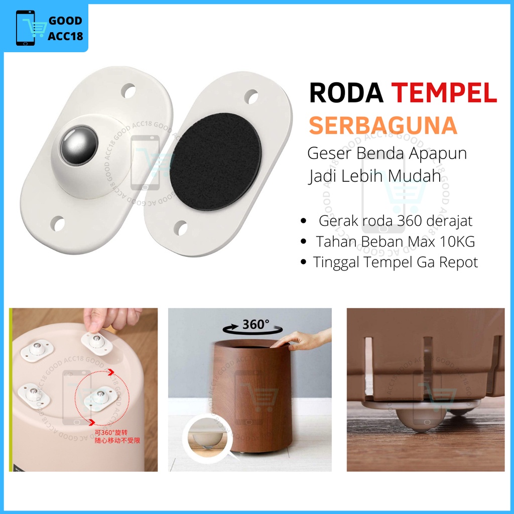 Jual Roda Tempel Kecil Multifungsi Serbaguna Stainless Alat Bantu geser ...