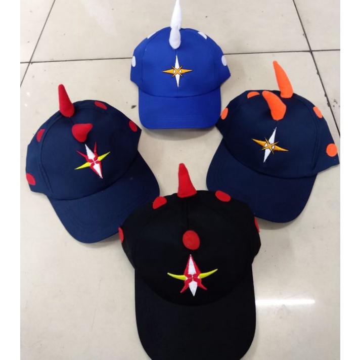 Jual topi Boboy tanduk element Supra/topi tanduk/topi anak/topi Boboy ...