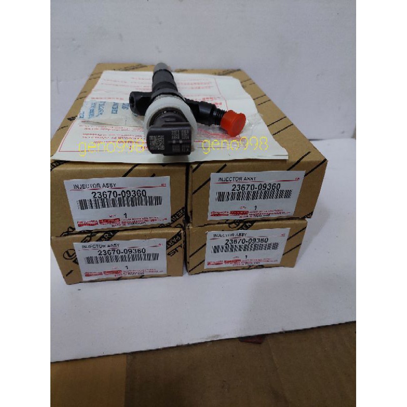 Jual NOZZLE NOSEL INJECTOR ASSY FORTUNER DIESEL / INNOVA DIESEL 2KD ...