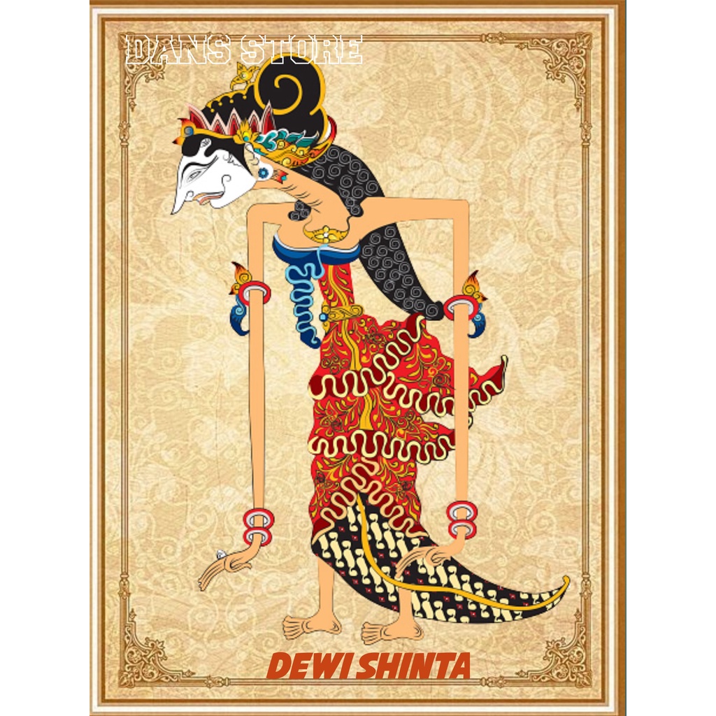 Jual Poster Wayang Kulit Dewi Sinta Hiasan Dinding Sebagai Pajangan atau Wall Decor | Shopee ...