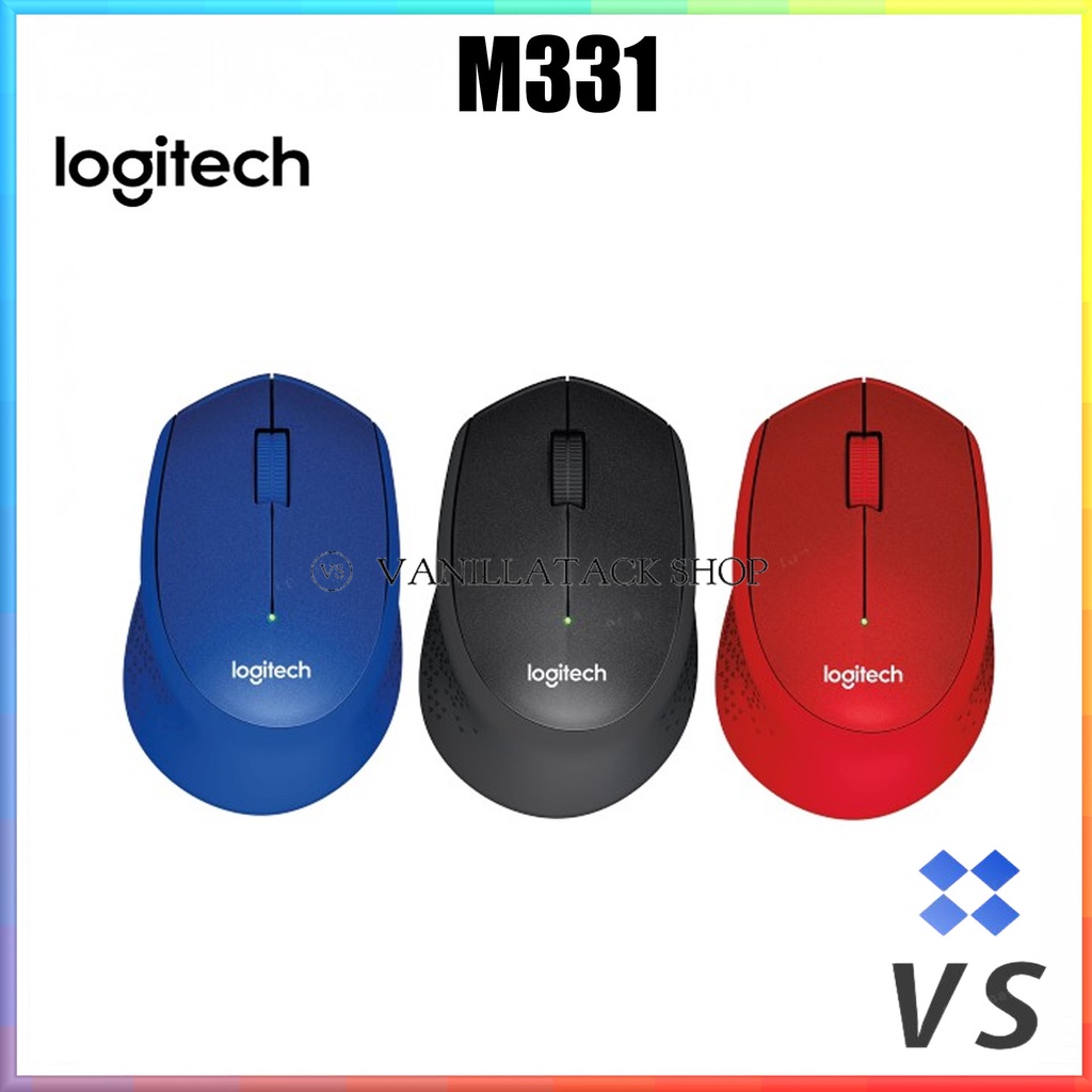 Jual Logitech Mouse Wireless M331 - Silent Plus Mouse | Shopee Indonesia