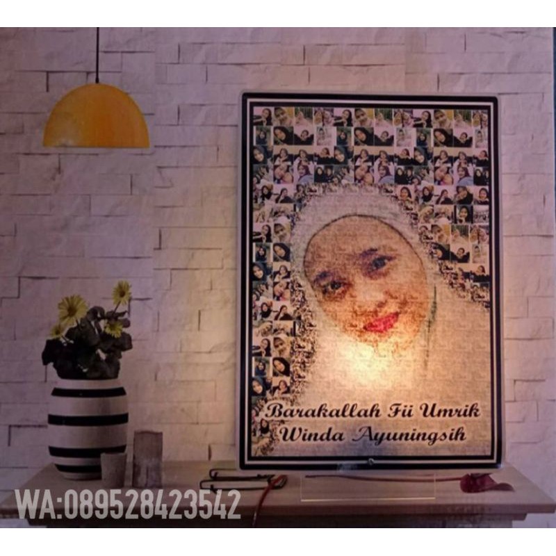 Jual Lampu hias frame foto mozaik kado ultah | Shopee Indonesia
