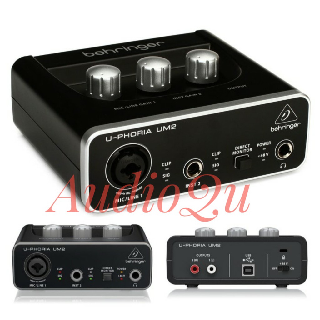 Jual Soundcard Behringer U PHORIA UM 2/ UM2 Original USB Interface ...
