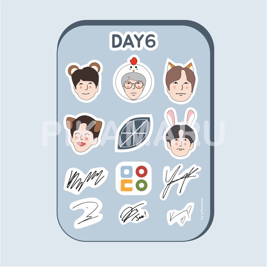 Jual Day6 sticker by pikamaru | Shopee Indonesia