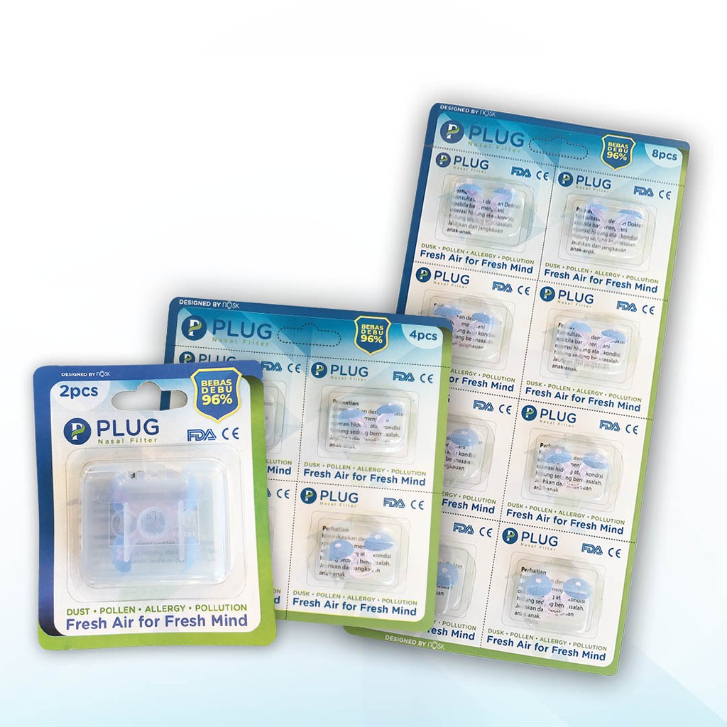 Jual PLUG Nasal Filter & Refill Complete Set | Shopee Indonesia