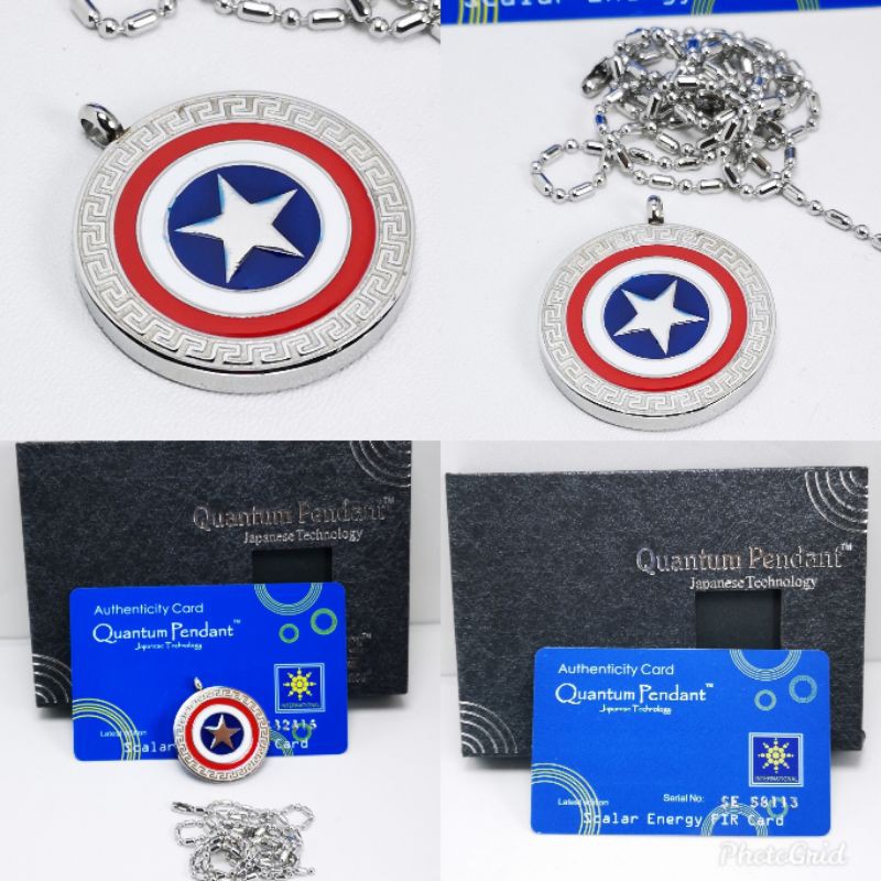 Jual Quantum Pendant EMF Protection Ori Iron Man Kalung Kesehatan Asli ...