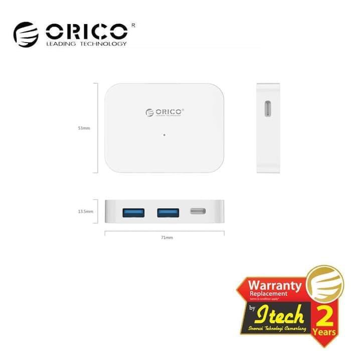 Jual Promo USB HUB ORICO Type-C to USB3.0-A * 2 / Type-C * 2 HUB - TC2U ...