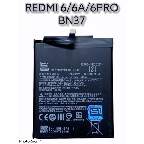 Jual REDMI6/6A/6PRO BN-37 XIAOMI BATERAI BATTERY DOUBLE POWER SUPER ONE ...