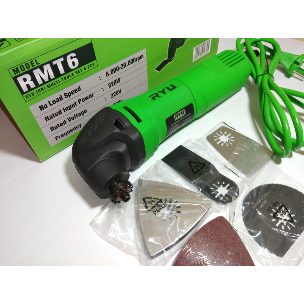 Jual MESIN GURINDA RYU MULTI TOOLS SET 6PCS ( RMT6 ) | Shopee Indonesia