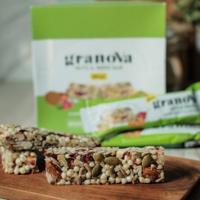 Jual Bar 16 & Organic Snack Mini Bar Gula Isi Alami Granova - Granola ...