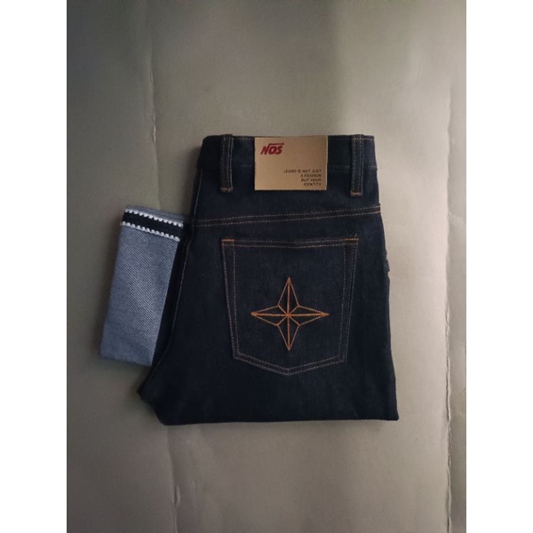 Jual raw denim selvedge hadsen black 14 oz | Shopee Indonesia