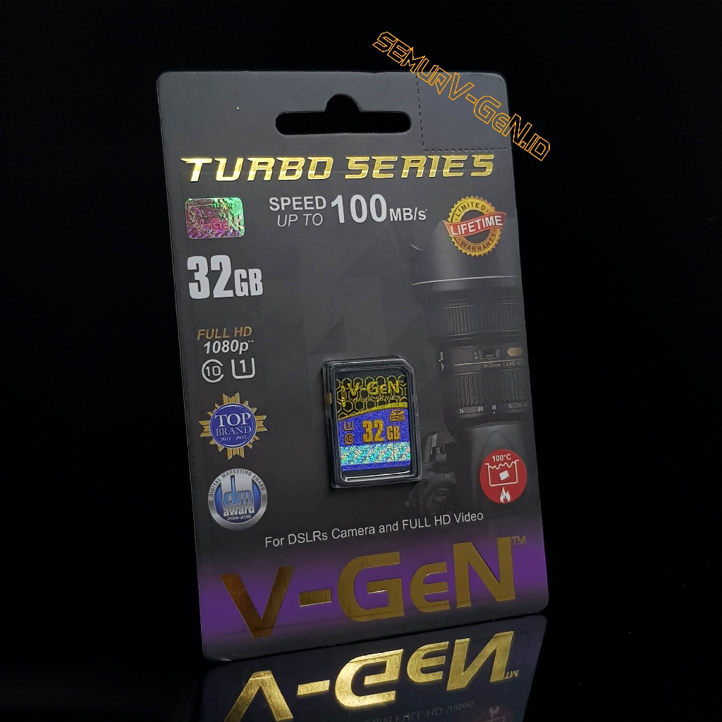 Jual SD Card Camera 32GB Turbo V-GeN | Memory Card Kamera 32 GB VGEN ...