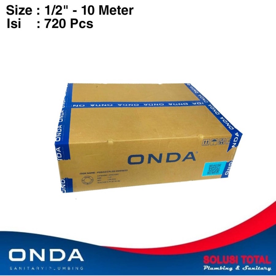Jual [GROSIR 1 Dus 720 pcs] SALE 1 Dus Seal tape ONDA 10 Meter Sealtape ...