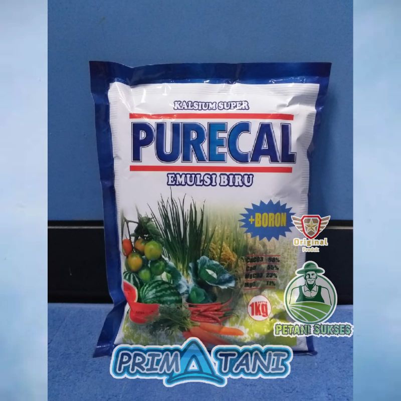 Jual Kalsium Super PURECAL Emulsi Biru +Boron 1kg | Shopee Indonesia