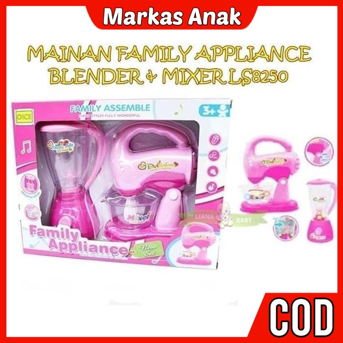 Jual Mainan Anaksaksakan kitchen set blender Mixer Elektrik Education Hadiah Ulang Tahun Anak ...