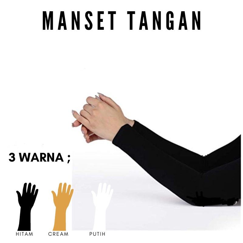 Jual Manset Tangan / Deker Tangan / Handsock Polos | Shopee Indonesia