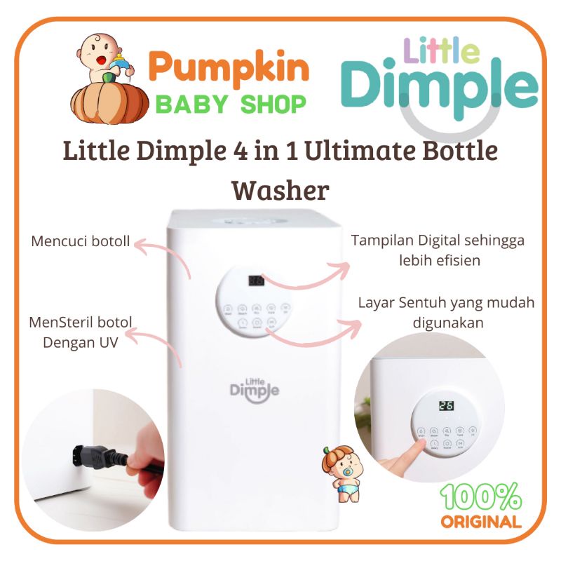Jual Little Dimple 4in1 Bottle Washer (UV sterilizer) | Shopee Indonesia