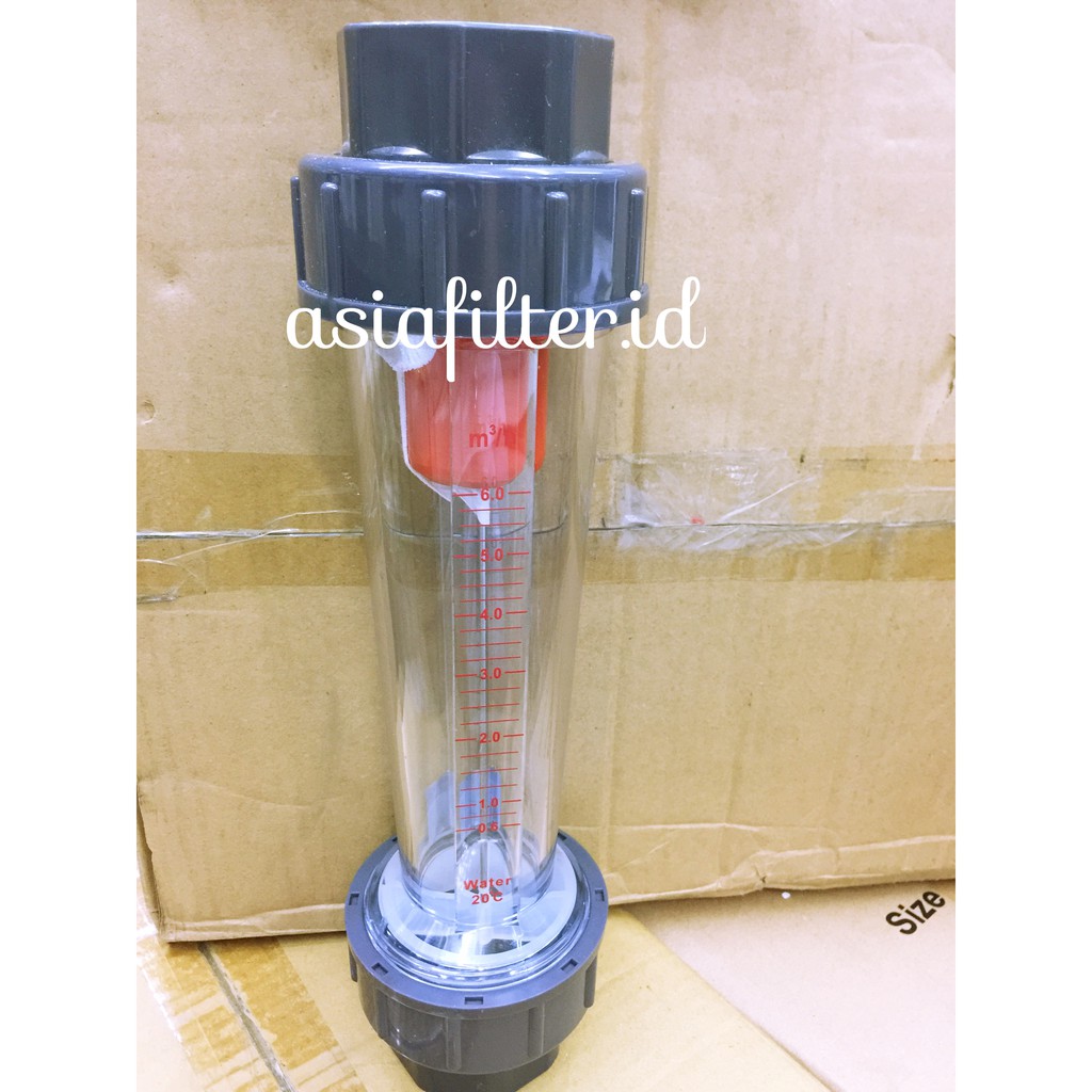 Jual FLOWMETER AIR ROTAMETER FLOW AIR 6 M3 PERJAM PIPA INLINE | Shopee Indonesia