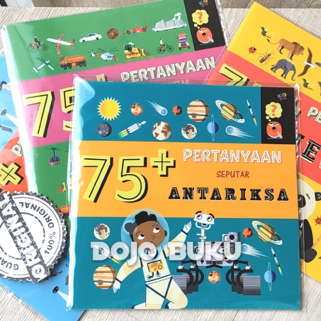 Jual Buku 75+ Pertanyaan Seputar Antariksa by Sally Spray, Mark Ruffle ...