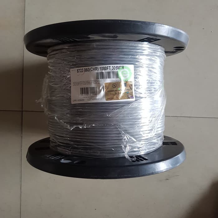 Jual BELDEN KABEL 2 PAIRS 22AWG SHIELDED 8723 ( 305 METER )/ 22 AWG 2 ...