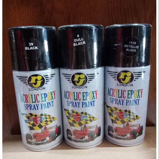 Jual PILOK PYLOK CAT SEMPROT RJ 300CC.HITAM (BLACK)HITAM DOFF(DULL ...