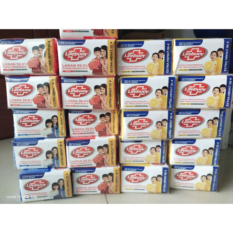 Jual Lifebuoy sabun batang 4x100gr ukuran BESAR ORIGINAL 100% | Shopee ...