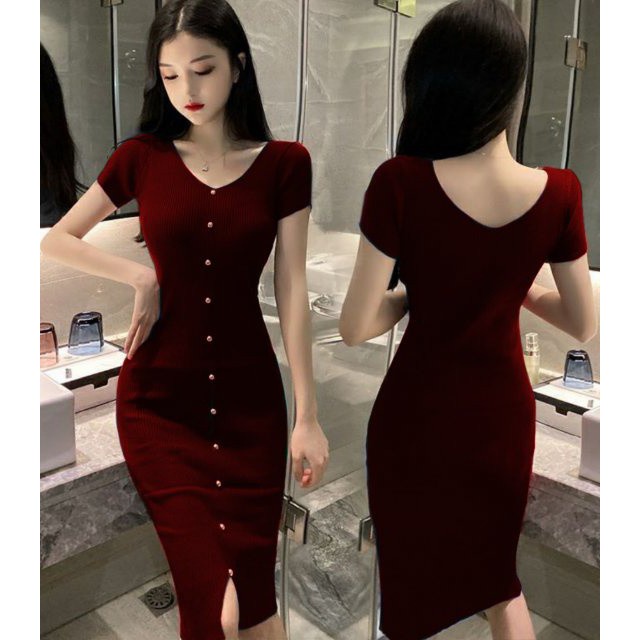 Jual WSE390 - Dress Rajut Emmy / Dress Wanita / Dress Wanita Korea ...