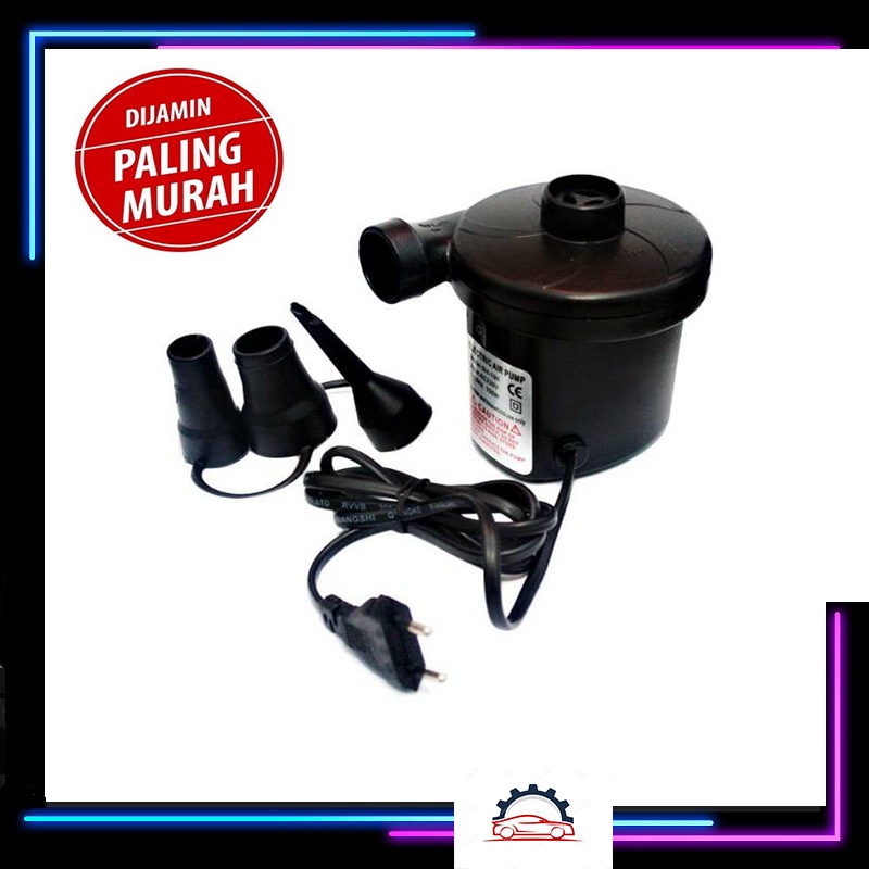 Jual Electric Vacumm Pompa Listrik Kasur Angin Sofa Tiup Vacum Bag Gym Ball | Shopee Indonesia