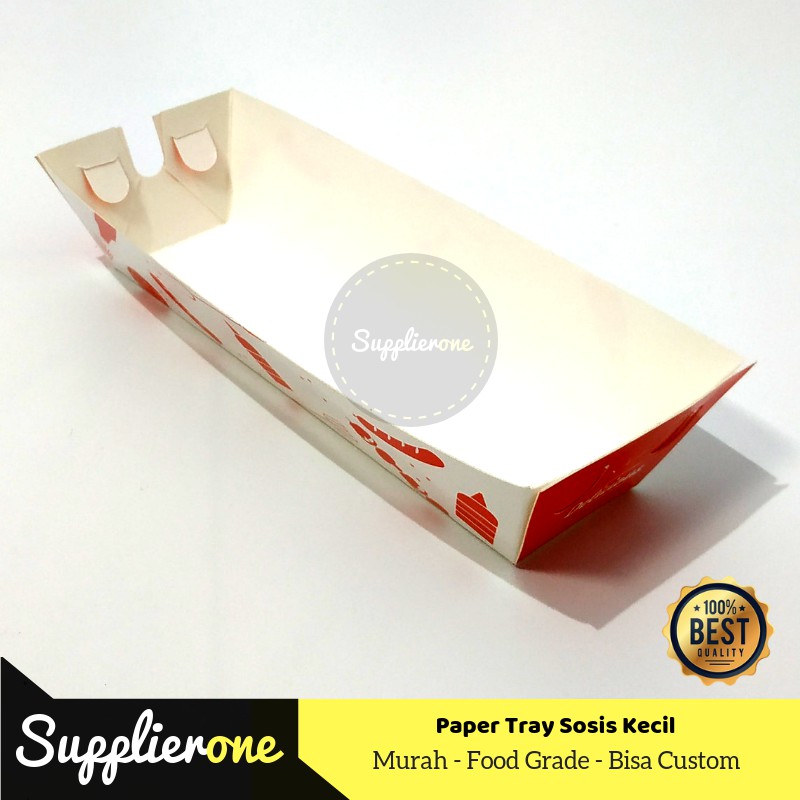 Jual Tempat Sosis Bakar, Box Sosis, Paper Tray Sosis Kecil, Kemasan ...