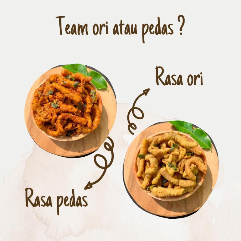 Jual USUS SEHOT/usus krispy/kripik pedas/cemilan kekinian kemasan 100gr ...