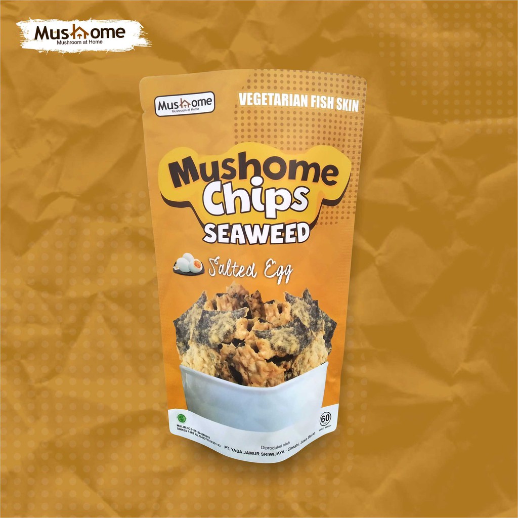 Jual Snack Keripik Salted Egg Nori/ Rumput laut Telur asik | Vegetarian ...