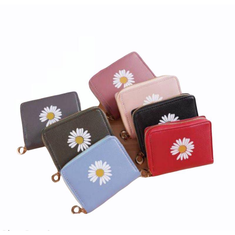 Jual EV - D61-1 DOMPET KOIN WANITA DOVE KELLI BELLY MINI GRACE KOREAN BUNGA DAISY | Shopee Indonesia