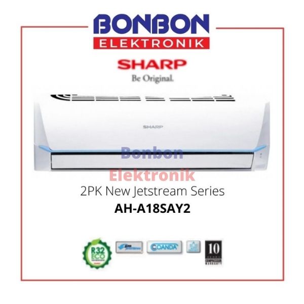 Jual Sharp AC 2PK AH-A18SAY2/ 2 PK AH-A18SAY2 Thailand New Jetstream Series | Shopee Indonesia