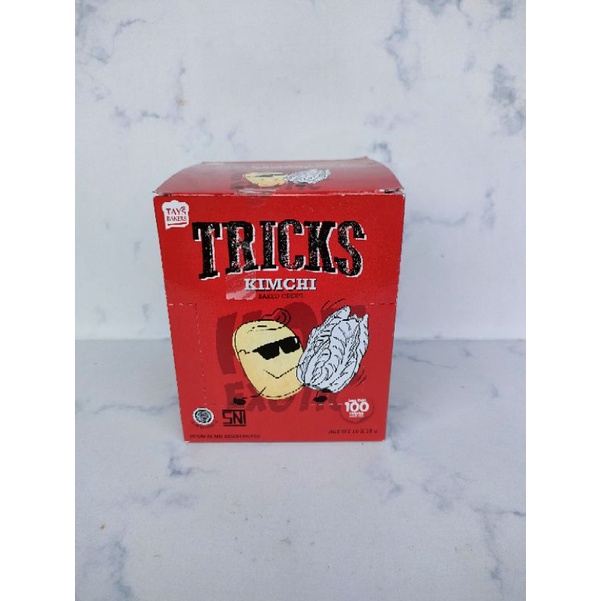 Jual Snack biscuit tricks varian bulgogi kimchi per box | Shopee Indonesia