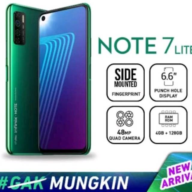 Jual Infinix Note 7 Lite Smartphone Ram 4GB Rom 128GB | Shopee Indonesia